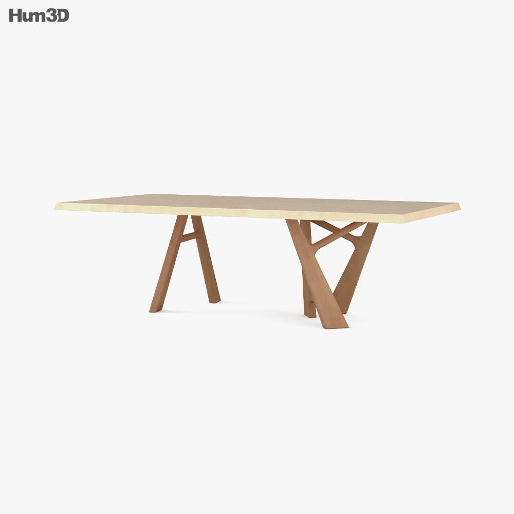 Jean Pierre Tortil YBU Dining table 3D model - Download in MAX, OBJ ...