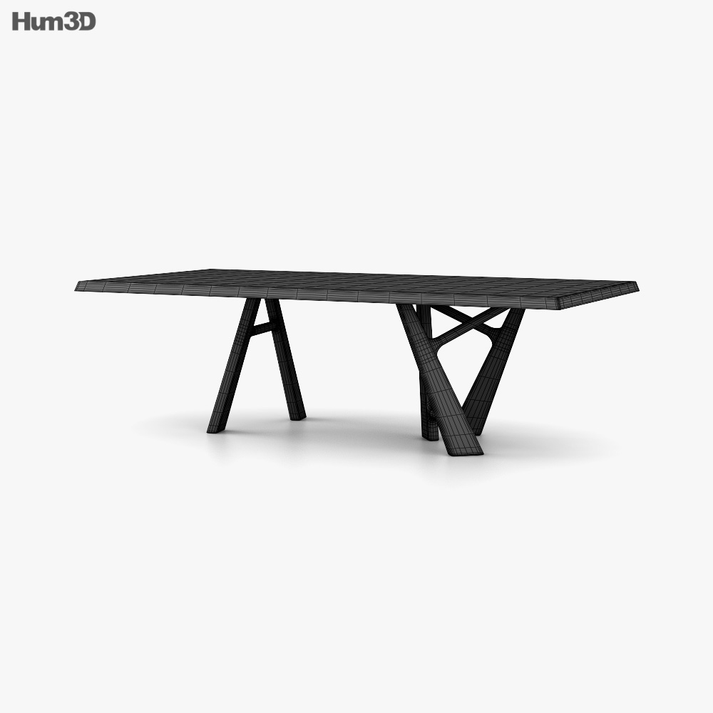 Jean Pierre Tortil YBU Dining table 3D model - Download in MAX, OBJ ...