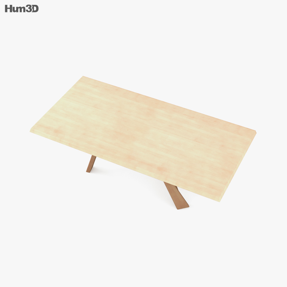 Jean Pierre Tortil YBU Dining table 3D model - Download in MAX, OBJ ...