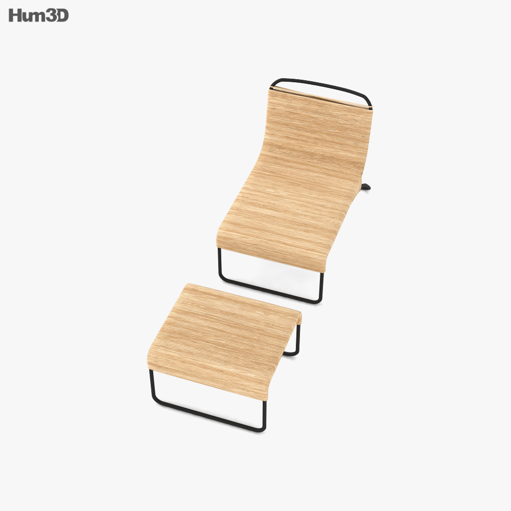 Van Keppel Taylor Green Lounge chair 3D model - Download in MAX, OBJ ...