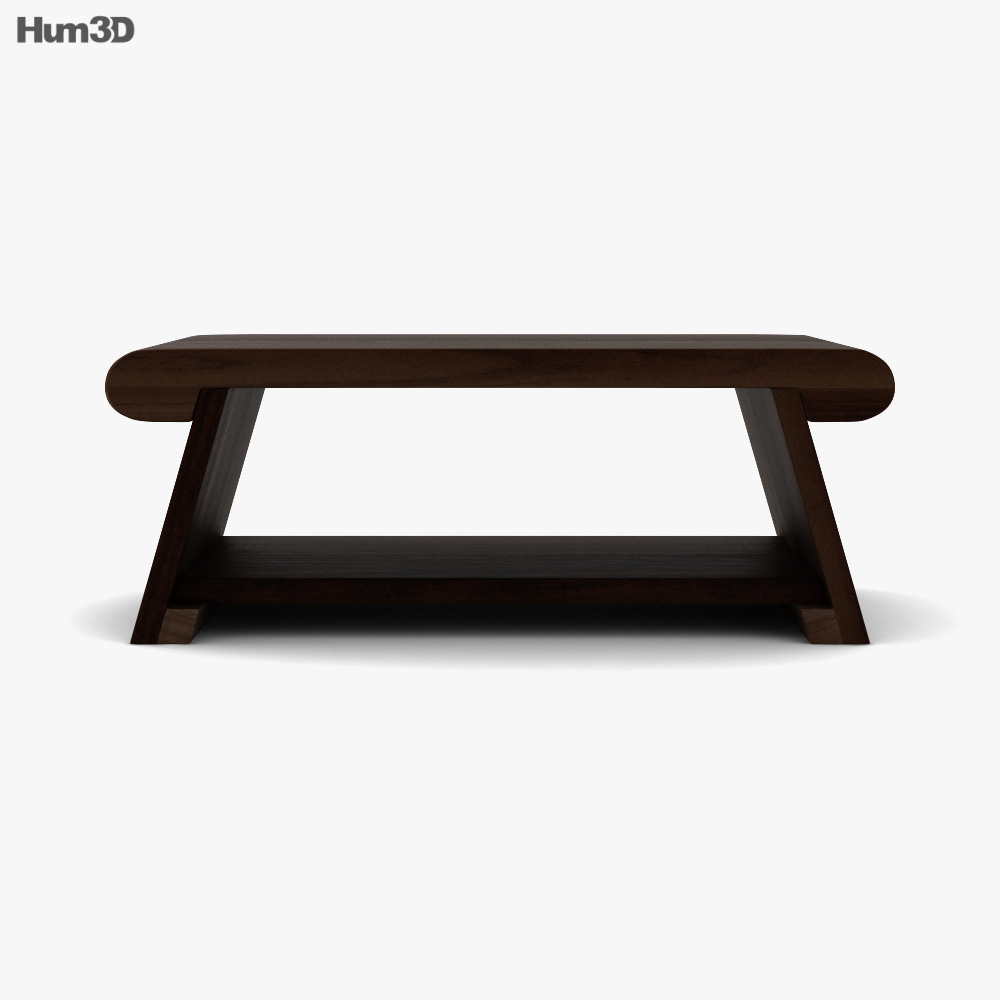 Japanese Chabudai Table 3D model - Download in MAX, OBJ, FBX, C4D