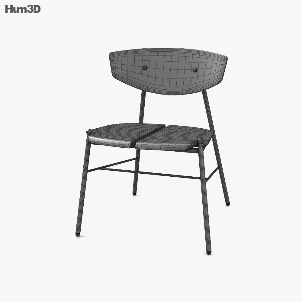 King Dining chair 3D model - Download in MAX, OBJ, FBX, C4D