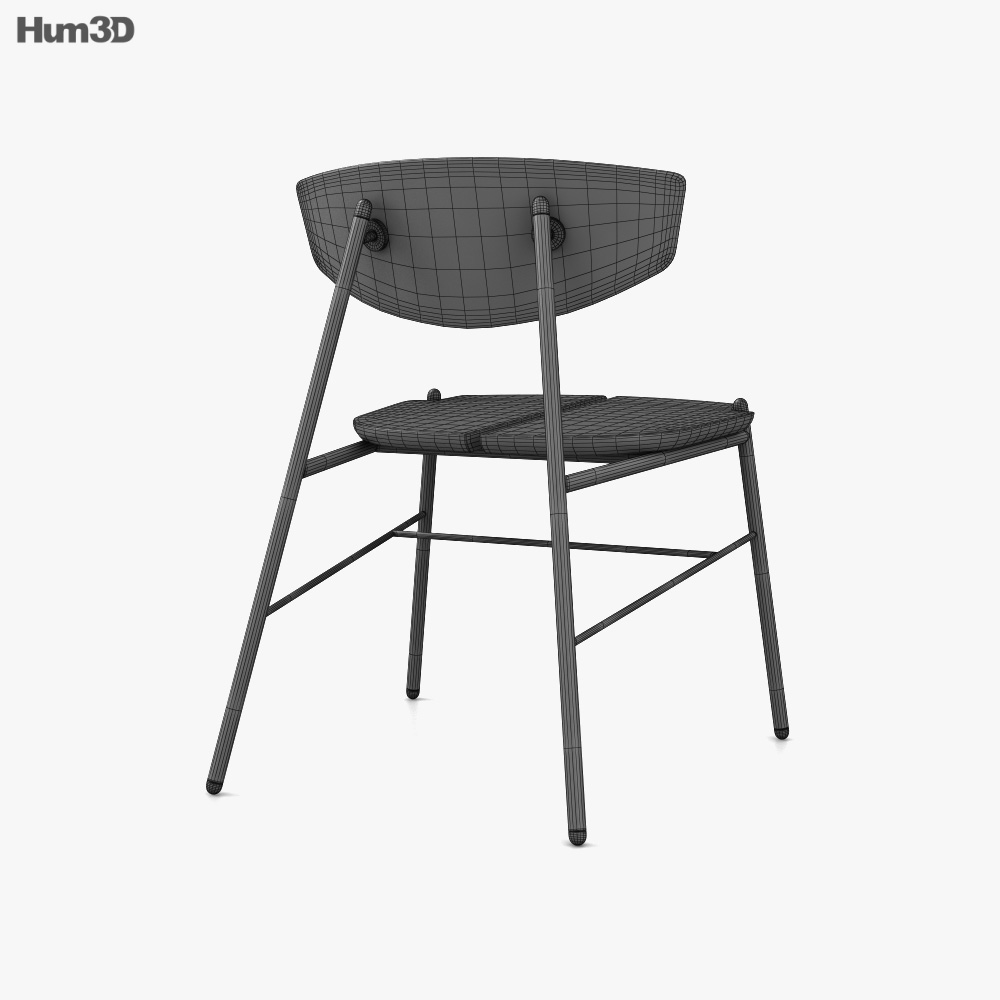 King Dining chair 3D model - Download in MAX, OBJ, FBX, C4D