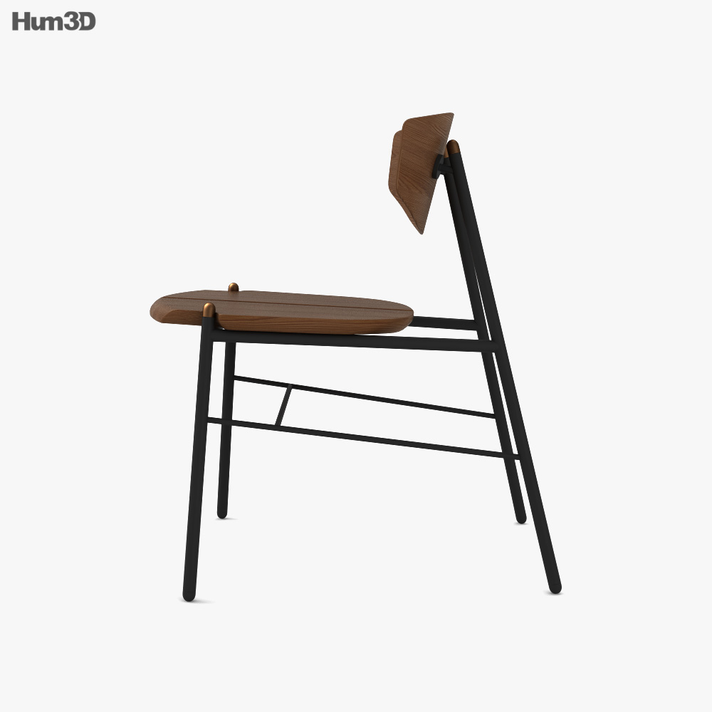 King Dining chair 3D model - Download in MAX, OBJ, FBX, C4D