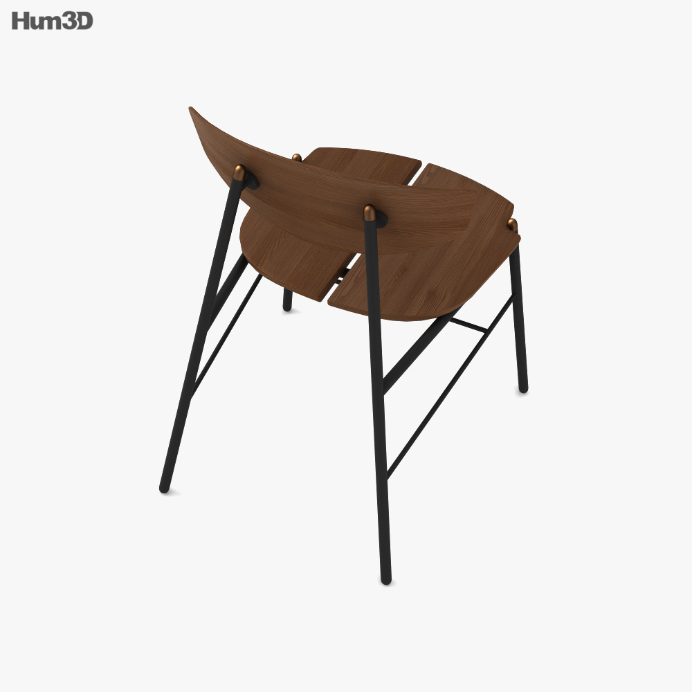 King Dining chair 3D model - Download in MAX, OBJ, FBX, C4D
