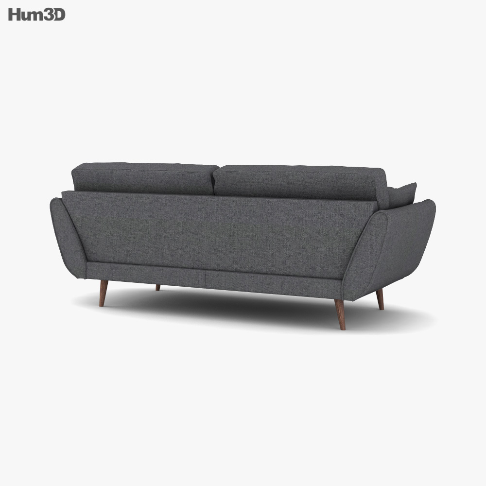 French Connection Sofa 3D model - Download in MAX, OBJ, FBX, C4D