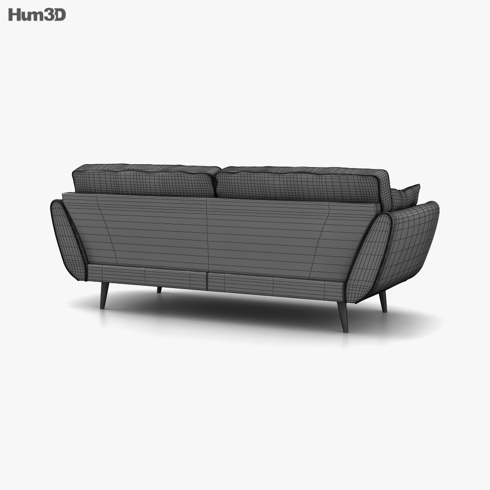 French Connection Sofa 3D model - Download in MAX, OBJ, FBX, C4D