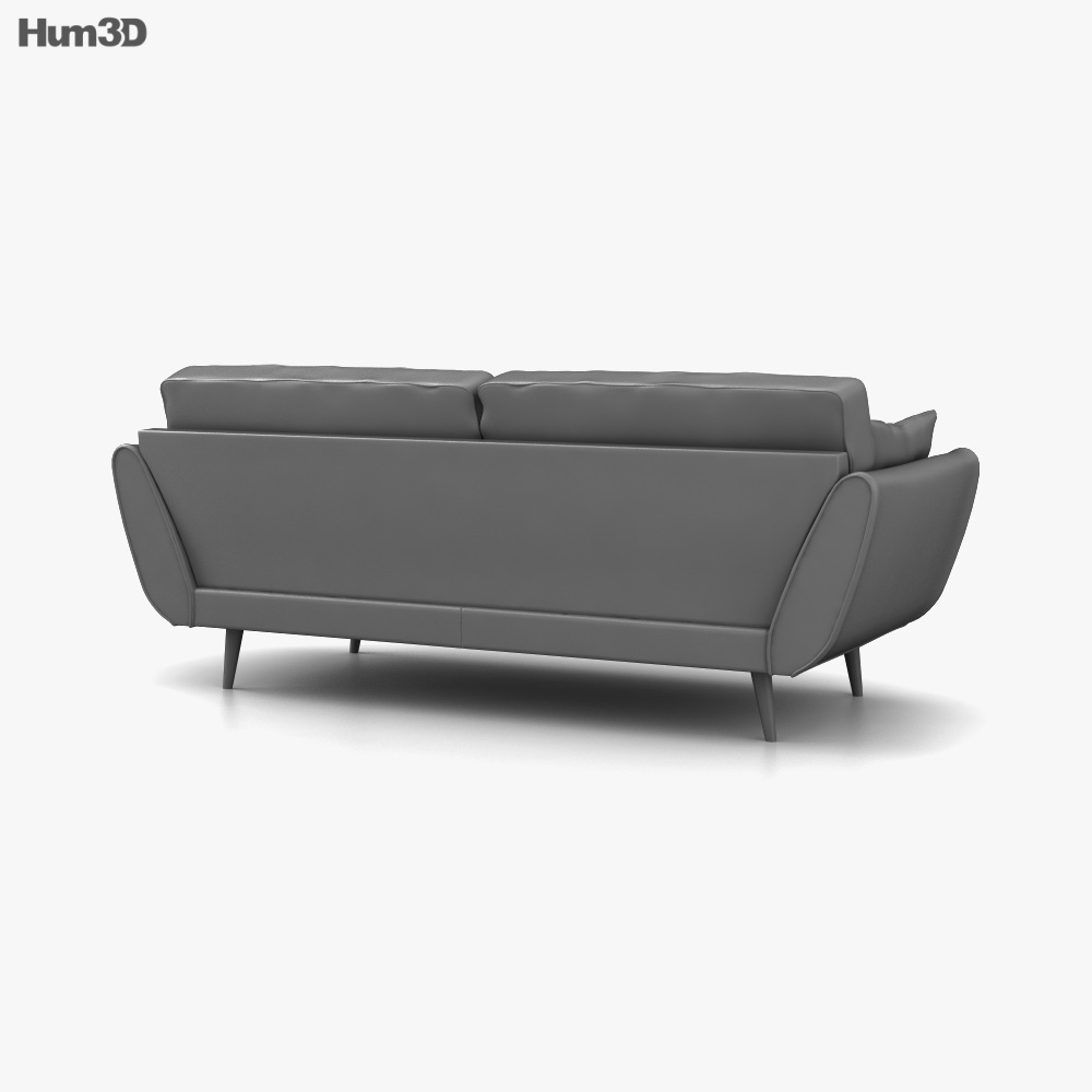 French Connection Sofa 3D model - Download in MAX, OBJ, FBX, C4D