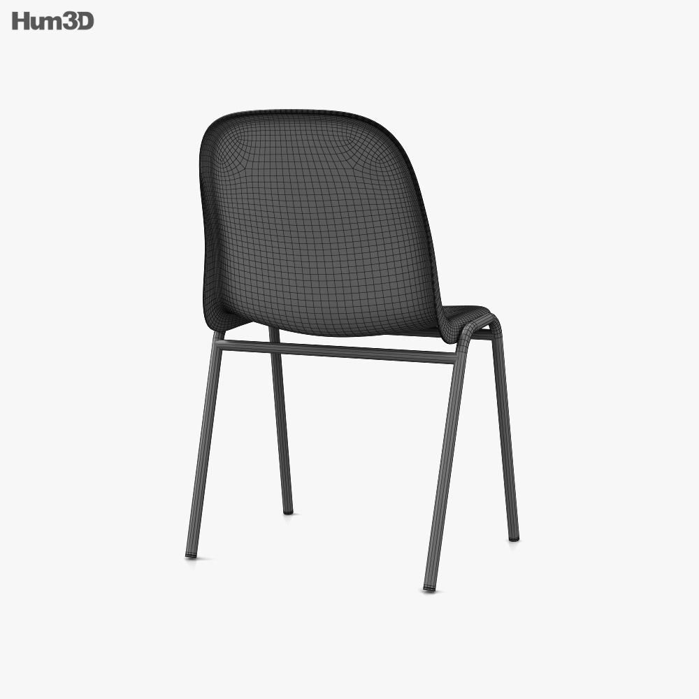 Harmony Stackable Classroom Chair 3D model - Download in MAX, OBJ, FBX, C4D