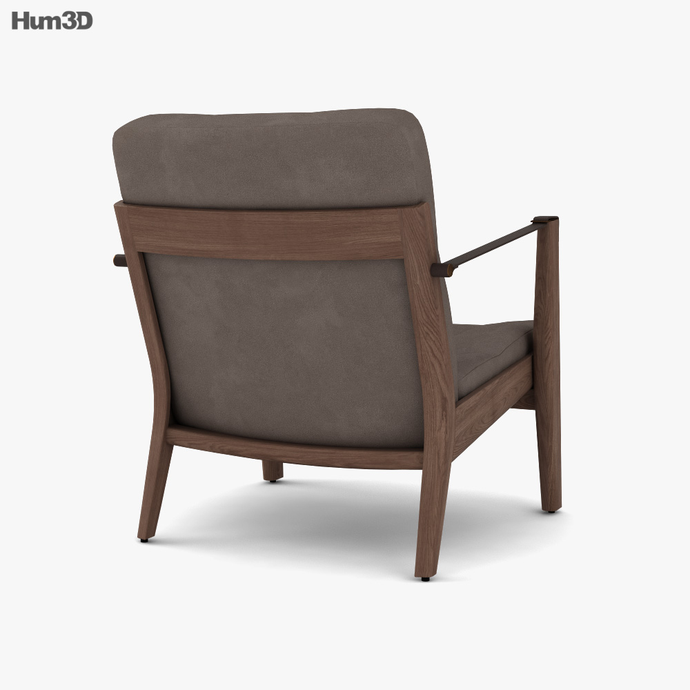 Capo Lounge armchair 3D model - Download in MAX, OBJ, FBX, C4D