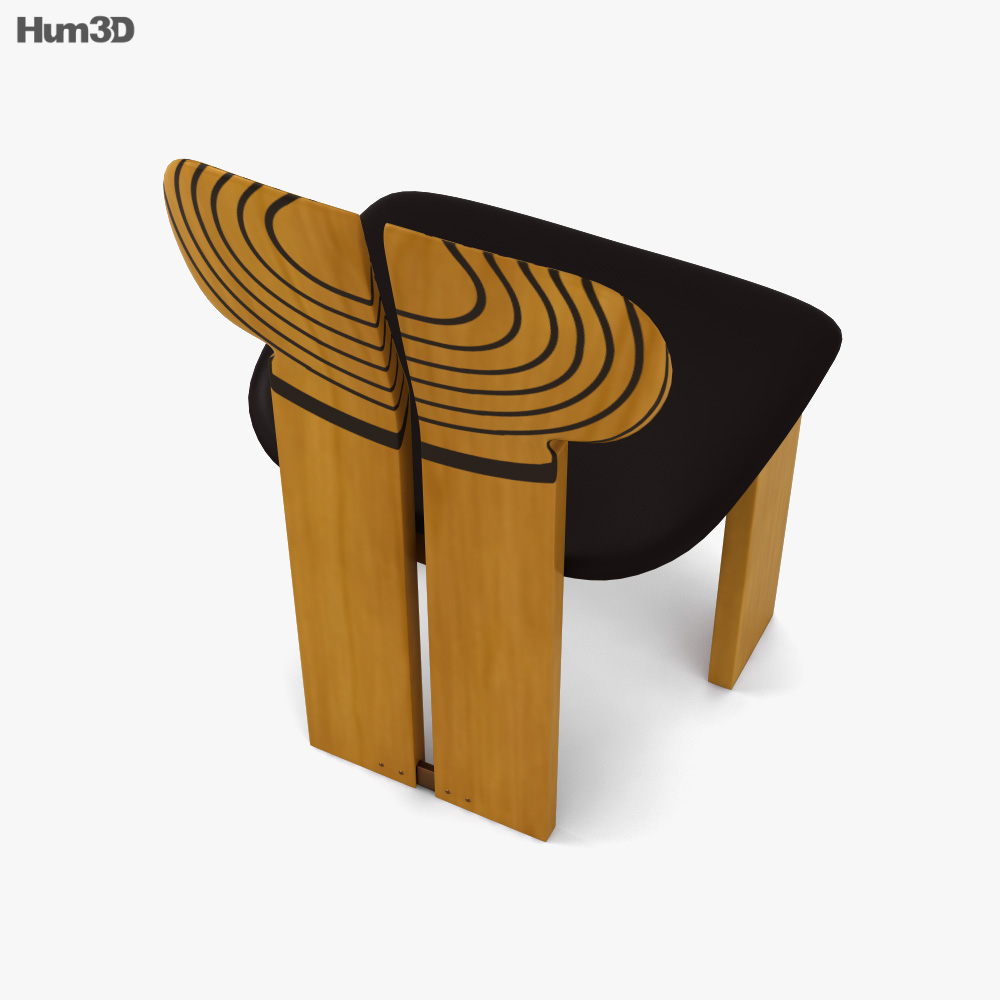 Africa Artona Series Dining chair 3D model - Download in MAX, OBJ, FBX, C4D