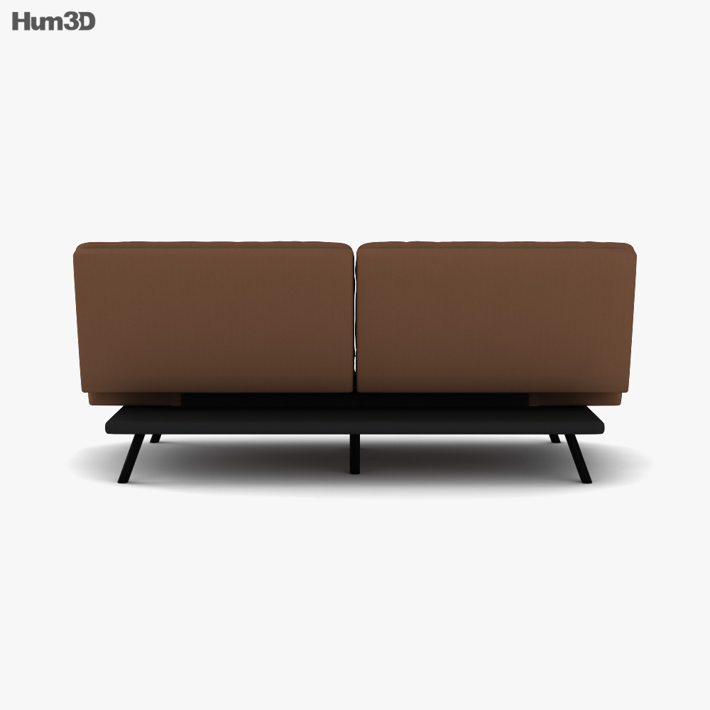 Mainstays Memory Foam Futon 3D model - Download in MAX, OBJ, FBX, C4D