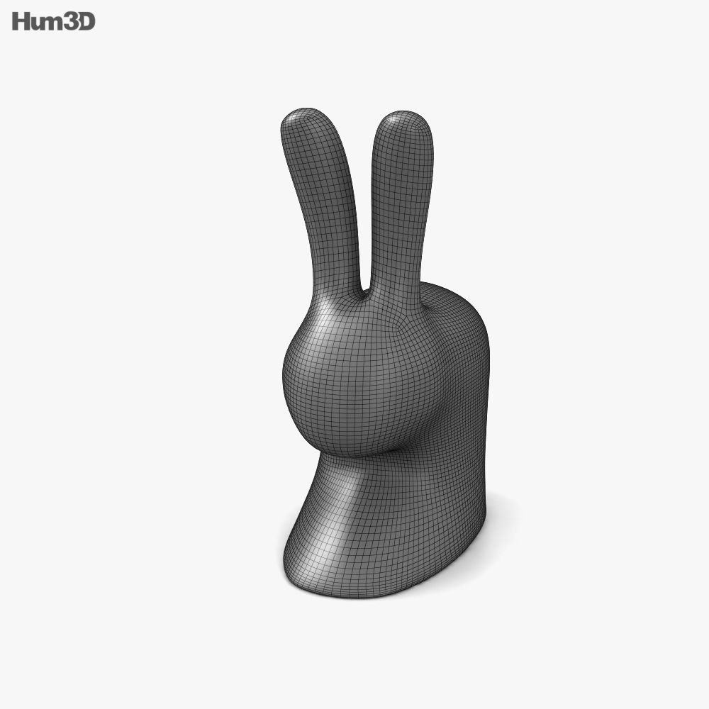 Rabbit chair 3D model - Download in MAX, OBJ, FBX, C4D