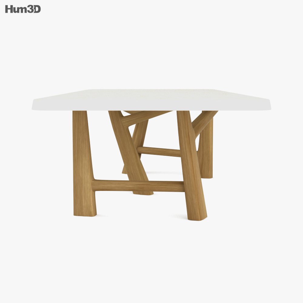 Ybu Delcourt Table 3D model - Download in MAX, OBJ, FBX, C4D