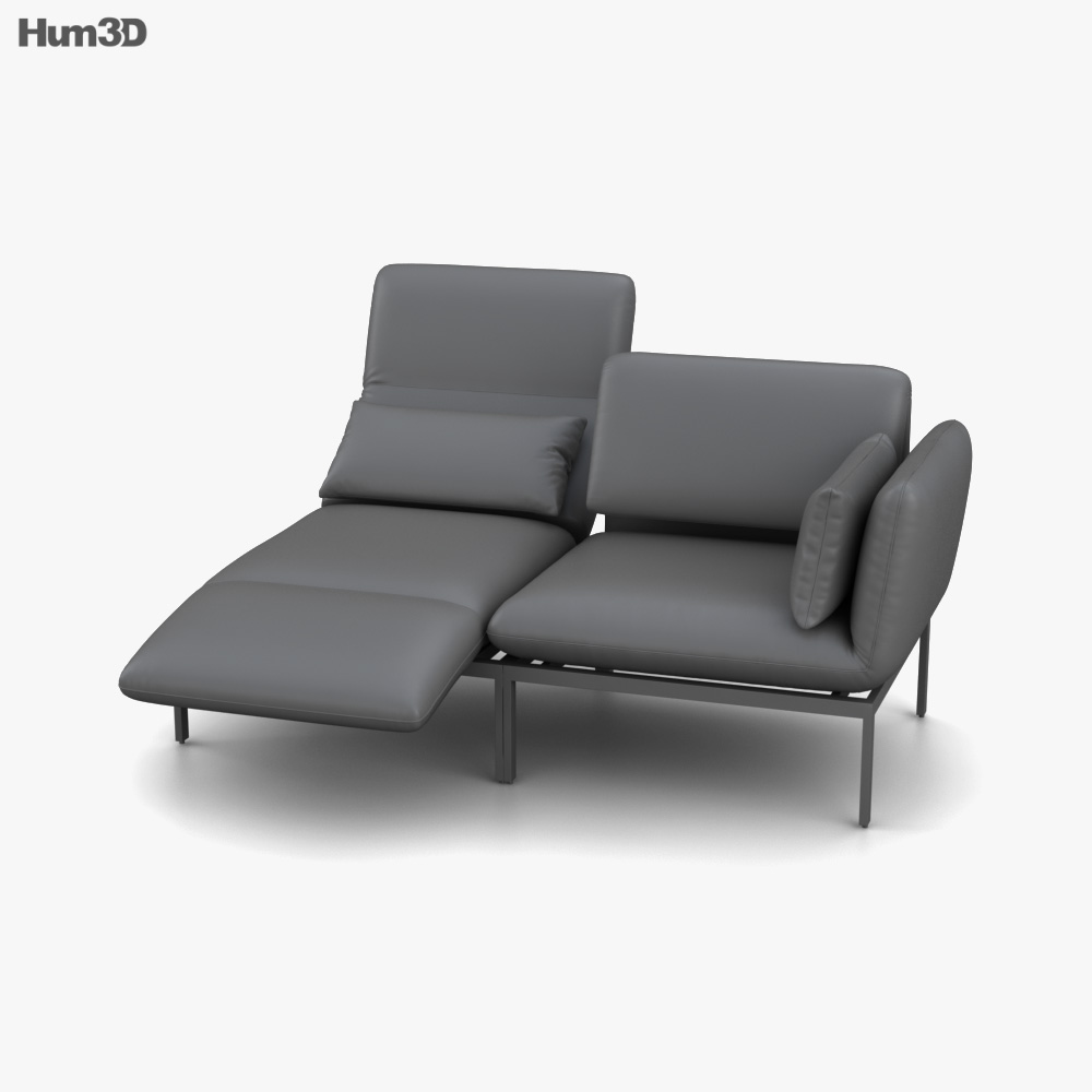 Bruhl Roro Sofa 3D model - Download in MAX, OBJ, FBX, C4D