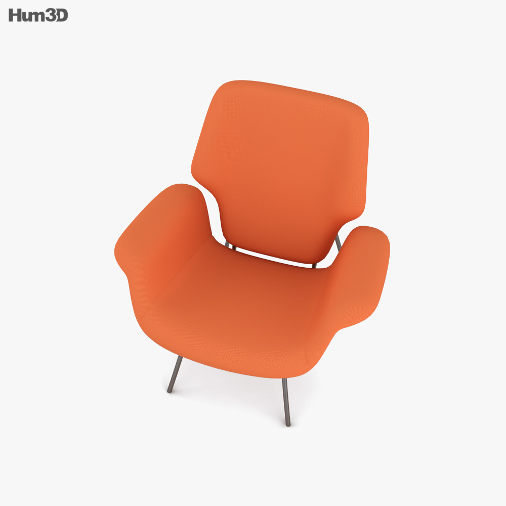 Alvin Lustig Armchair 3D model - Download in MAX, OBJ, FBX, C4D