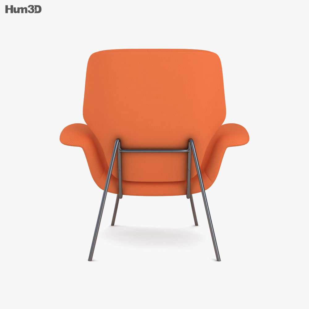 Alvin Lustig Armchair 3D model - Download in MAX, OBJ, FBX, C4D