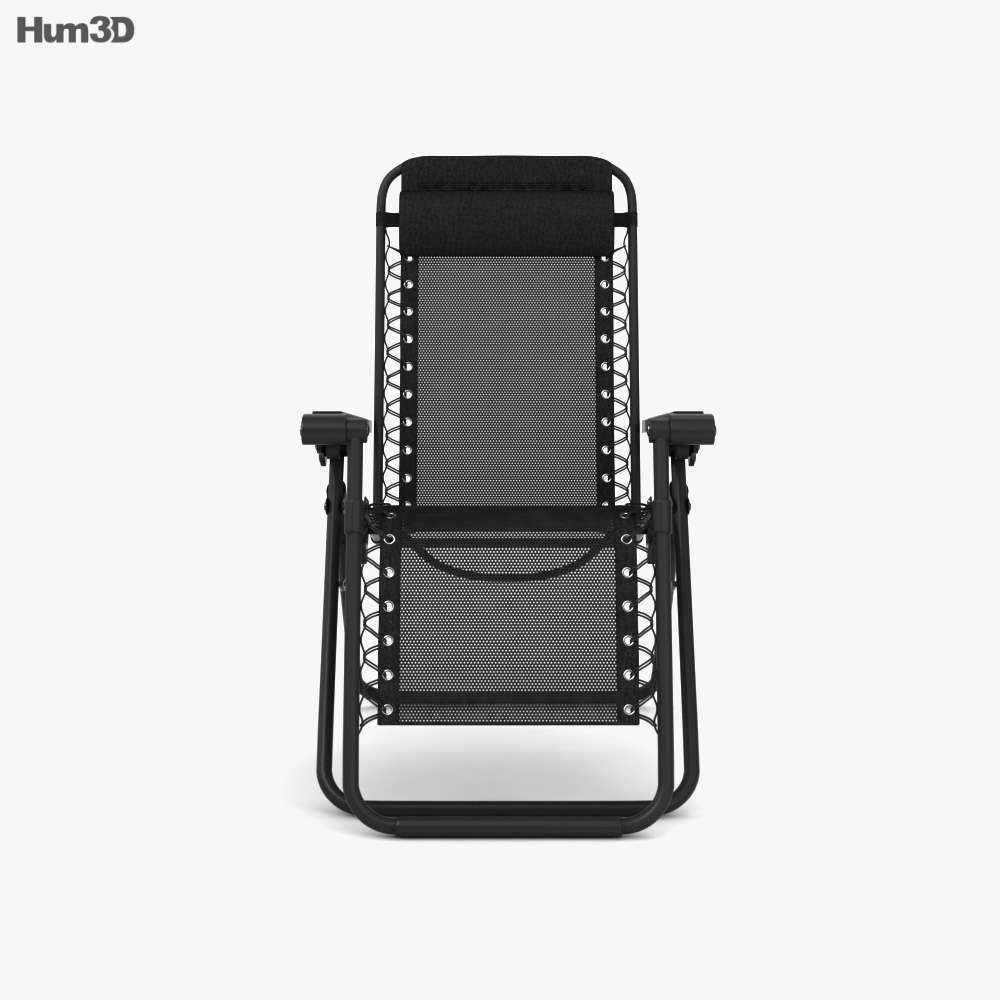 Patio Zero Gravity Chair 3D model - Download in MAX, OBJ, FBX, C4D