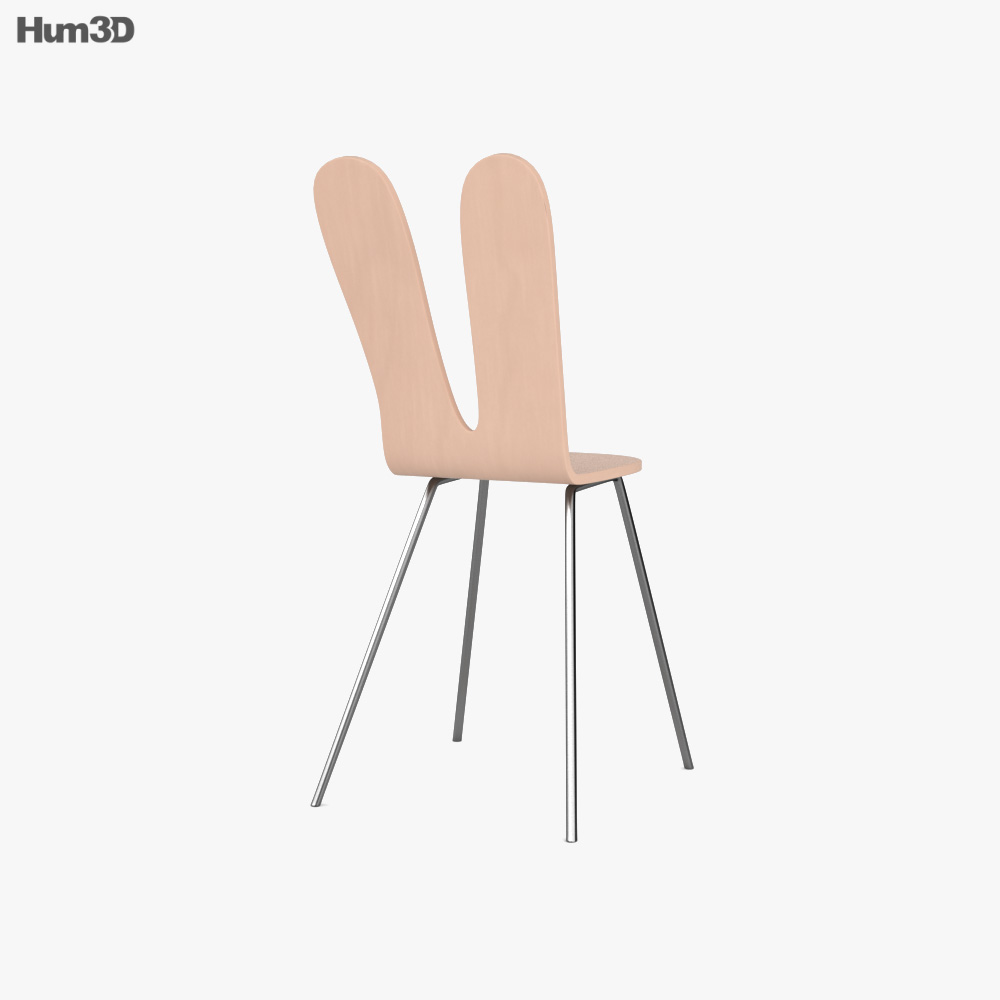 SANAA Armless Chair 3D model - Download in MAX, OBJ, FBX, C4D
