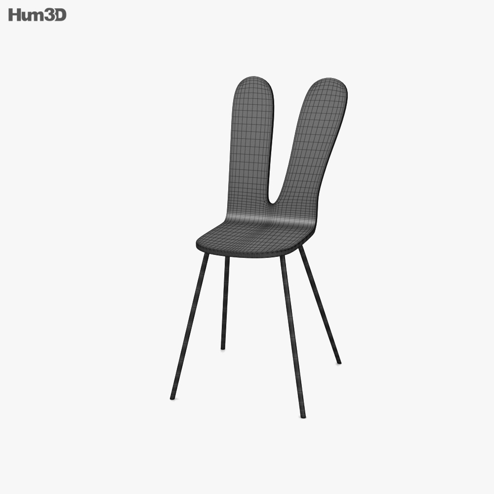 SANAA Armless Chair 3D model - Download in MAX, OBJ, FBX, C4D