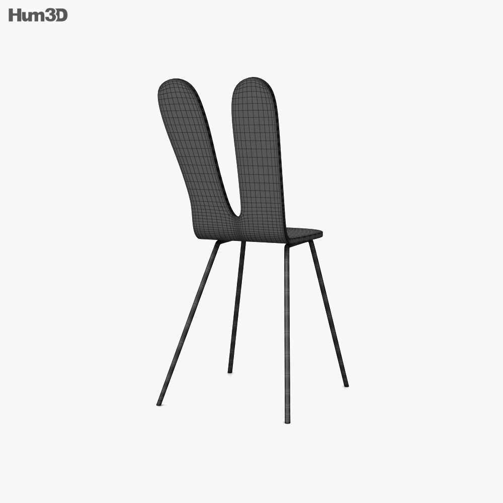 SANAA Armless Chair 3D model - Download in MAX, OBJ, FBX, C4D