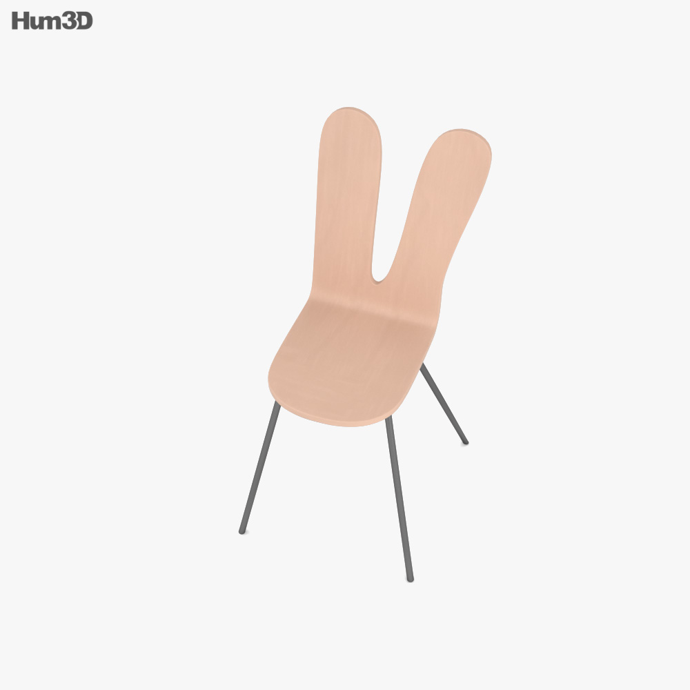 SANAA Armless Chair 3D model - Download in MAX, OBJ, FBX, C4D