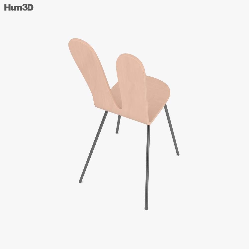 SANAA Armless Chair 3D model - Download in MAX, OBJ, FBX, C4D