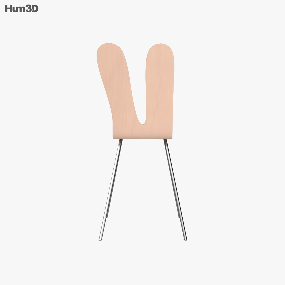 SANAA Armless Chair 3D model - Download in MAX, OBJ, FBX, C4D
