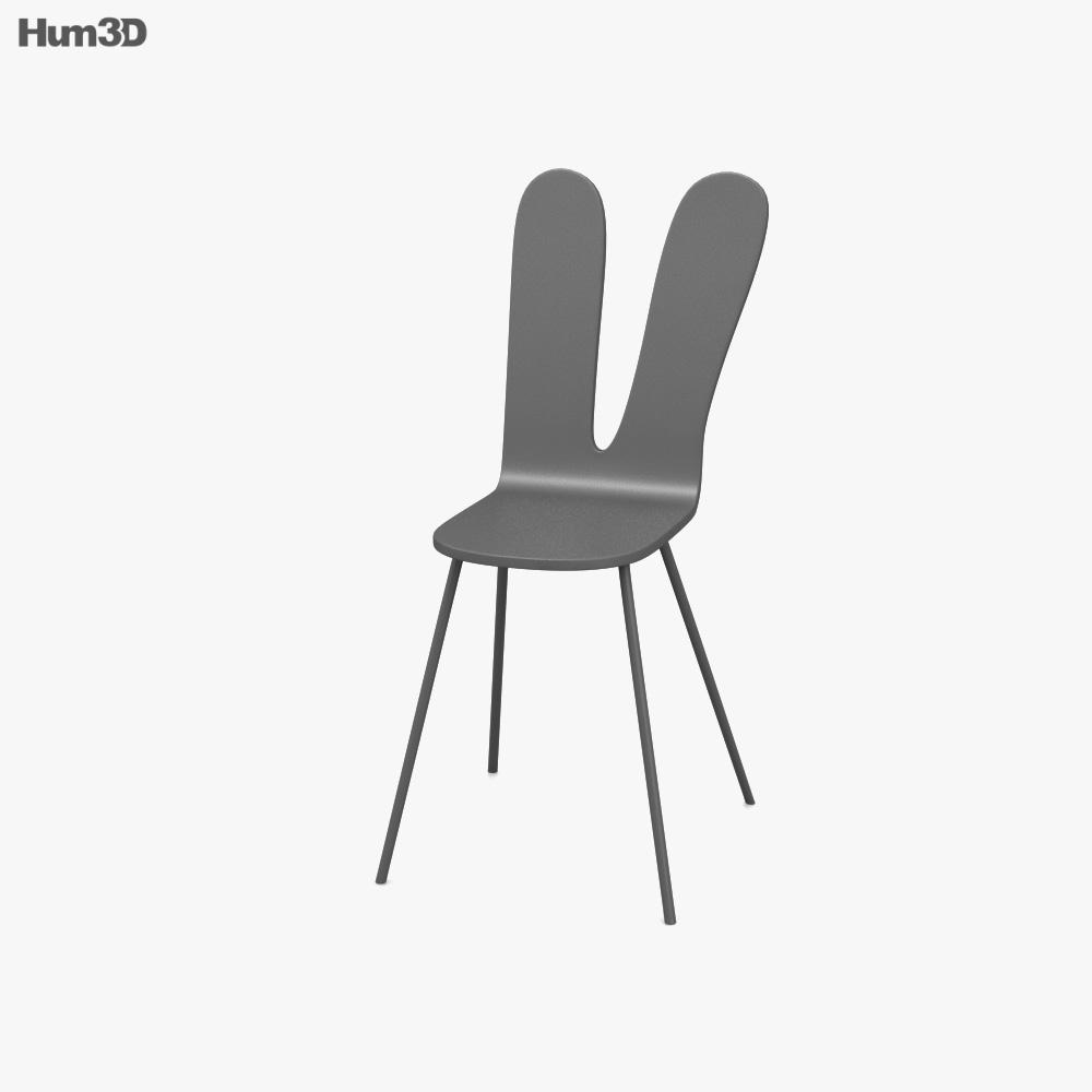 SANAA Armless Chair 3D model - Download in MAX, OBJ, FBX, C4D