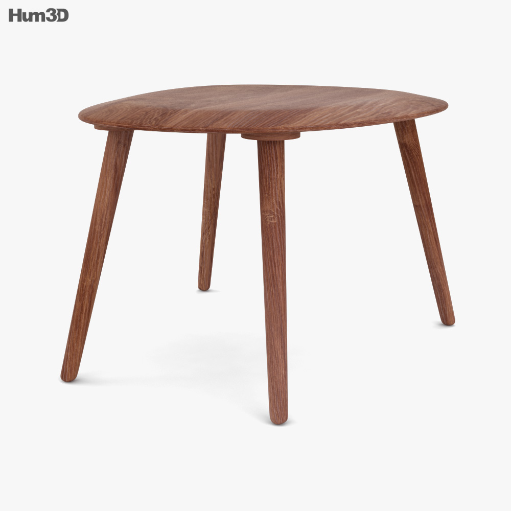 Beveled Wooden table 3D model - Download in MAX, OBJ, FBX, C4D