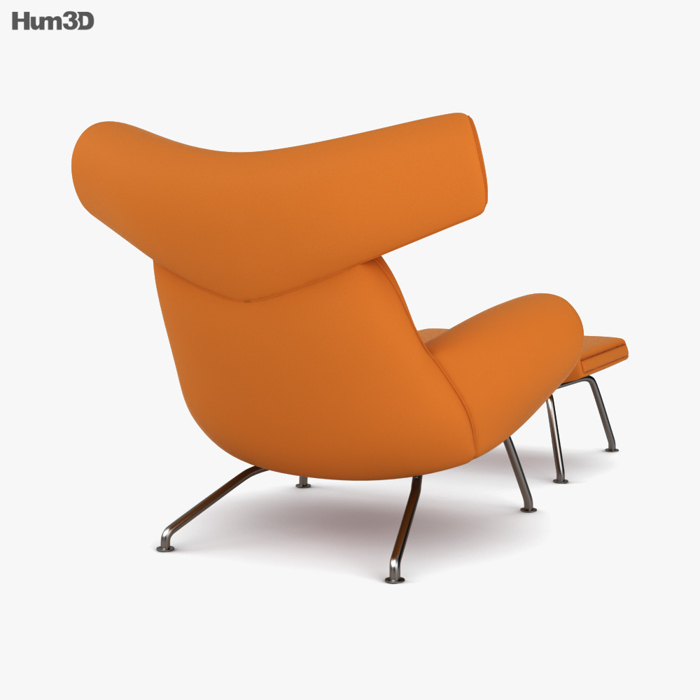 Ox Armchair 3D model - Download in MAX, OBJ, FBX, C4D