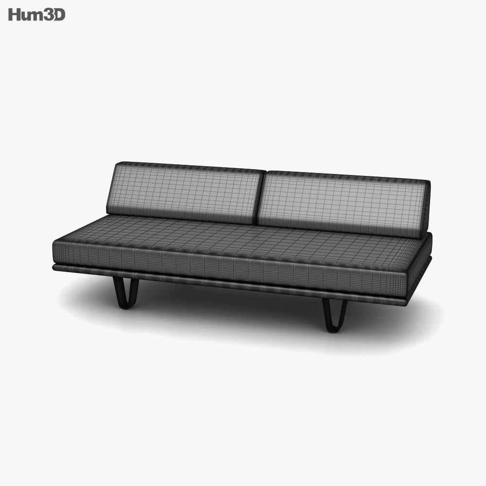 Case Study Daybed 3D model - Download in MAX, OBJ, FBX, C4D