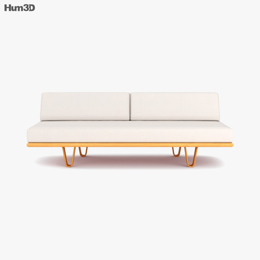 Case Study Daybed 3D model - Download in MAX, OBJ, FBX, C4D