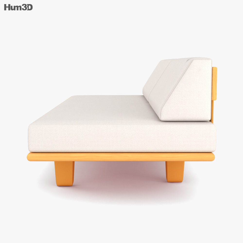 Case Study Daybed 3D model - Download in MAX, OBJ, FBX, C4D