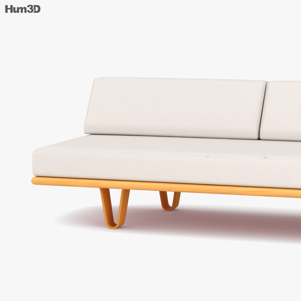 Case Study Daybed 3D model - Download in MAX, OBJ, FBX, C4D