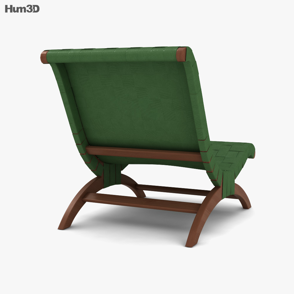 Butaque Chair 3D model - Download in MAX, OBJ, FBX, C4D