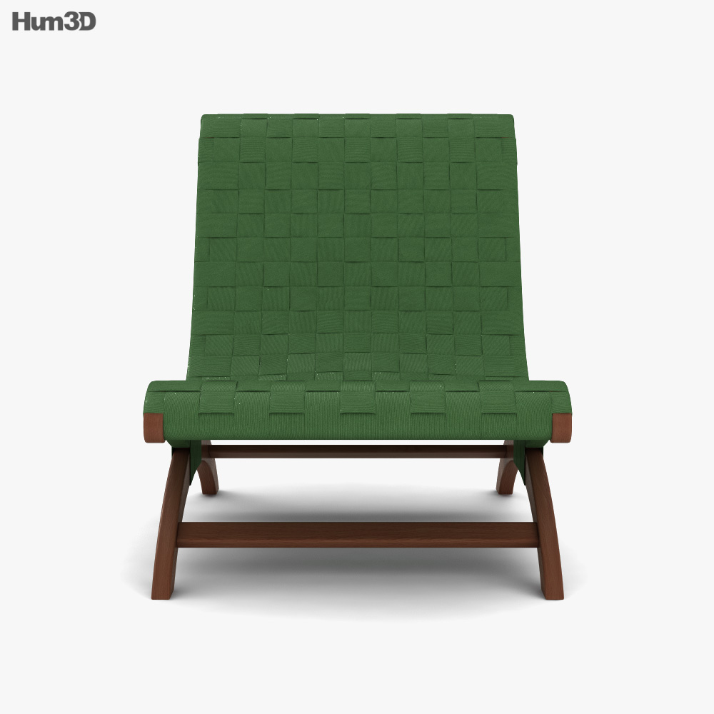 Butaque Chair 3D model - Download in MAX, OBJ, FBX, C4D