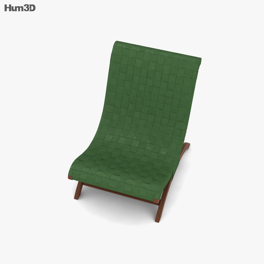 Butaque Chair 3D model - Download in MAX, OBJ, FBX, C4D