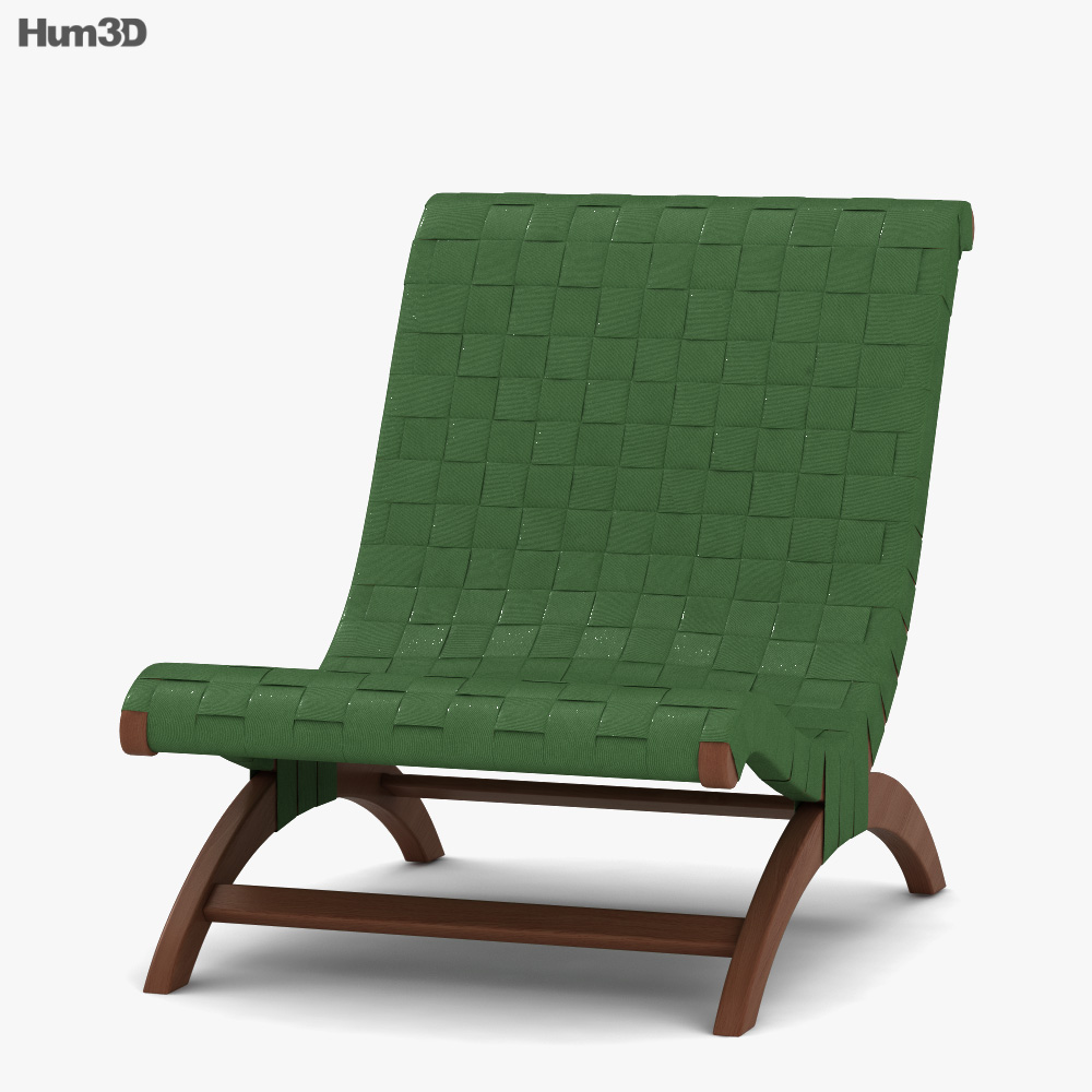 Butaque Chair 3D model - Download in MAX, OBJ, FBX, C4D