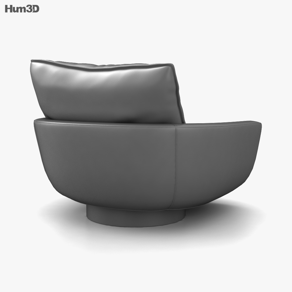Rua Ipanema Lounge chair 3D model - Download in MAX, OBJ, FBX, C4D