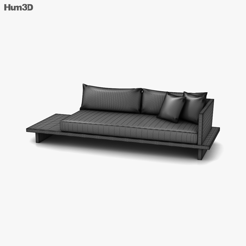 Miur Sofa 3D model - Download in MAX, OBJ, FBX, C4D