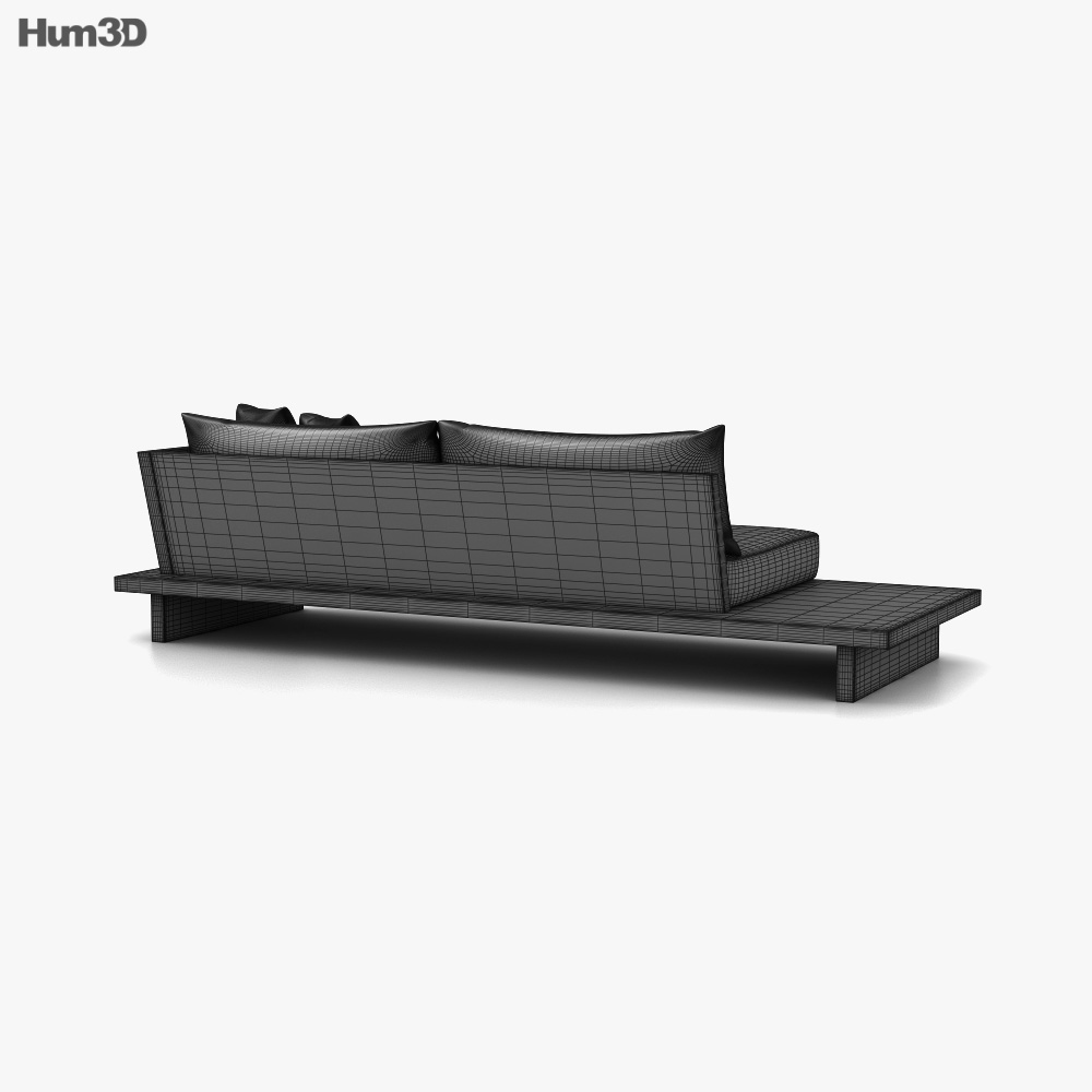 Miur Sofa 3D model - Download in MAX, OBJ, FBX, C4D