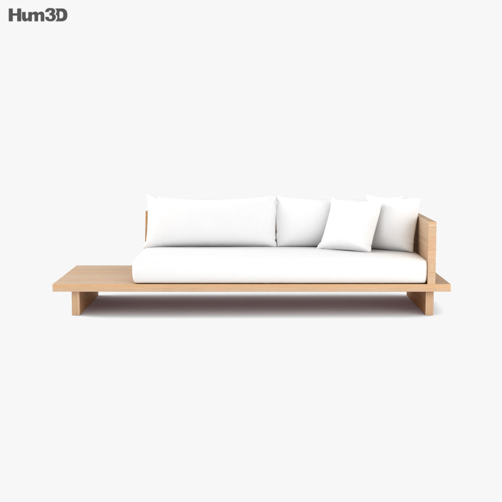 Miur Sofa 3D model - Download in MAX, OBJ, FBX, C4D