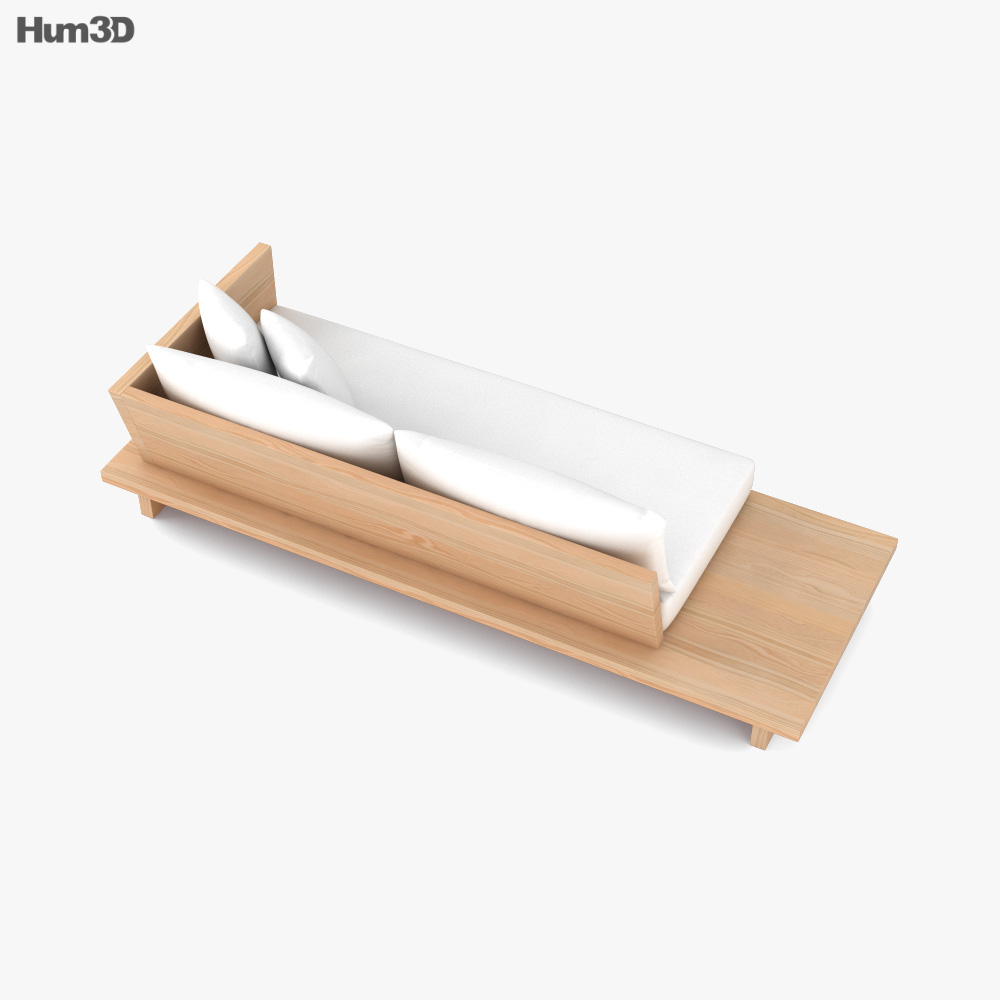 Miur Sofa 3D model - Download in MAX, OBJ, FBX, C4D