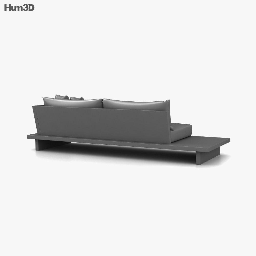 Miur Sofa 3D model - Download in MAX, OBJ, FBX, C4D