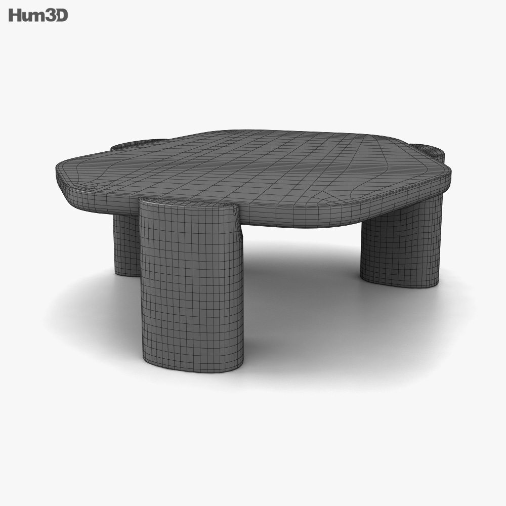 Christophe Delcourt Lob Low Table 3D model - Download in MAX, OBJ, FBX, C4D