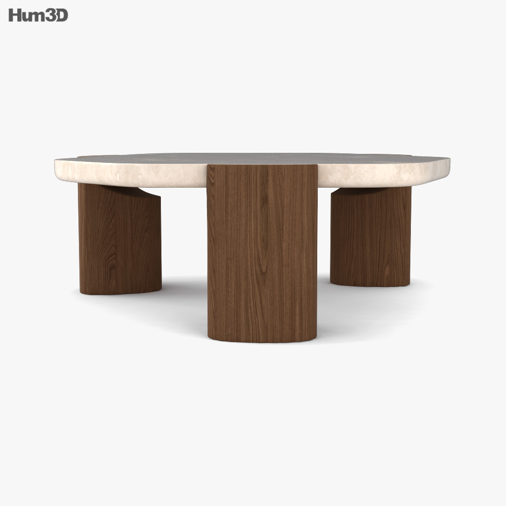 Christophe Delcourt Lob Low Table 3D model - Download in MAX, OBJ, FBX, C4D
