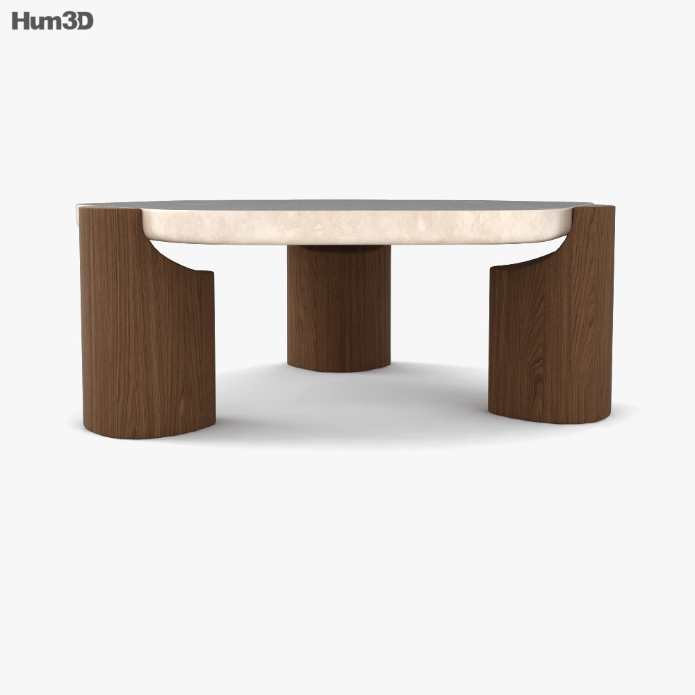 Christophe Delcourt Lob Low Table 3D model - Download in MAX, OBJ, FBX, C4D