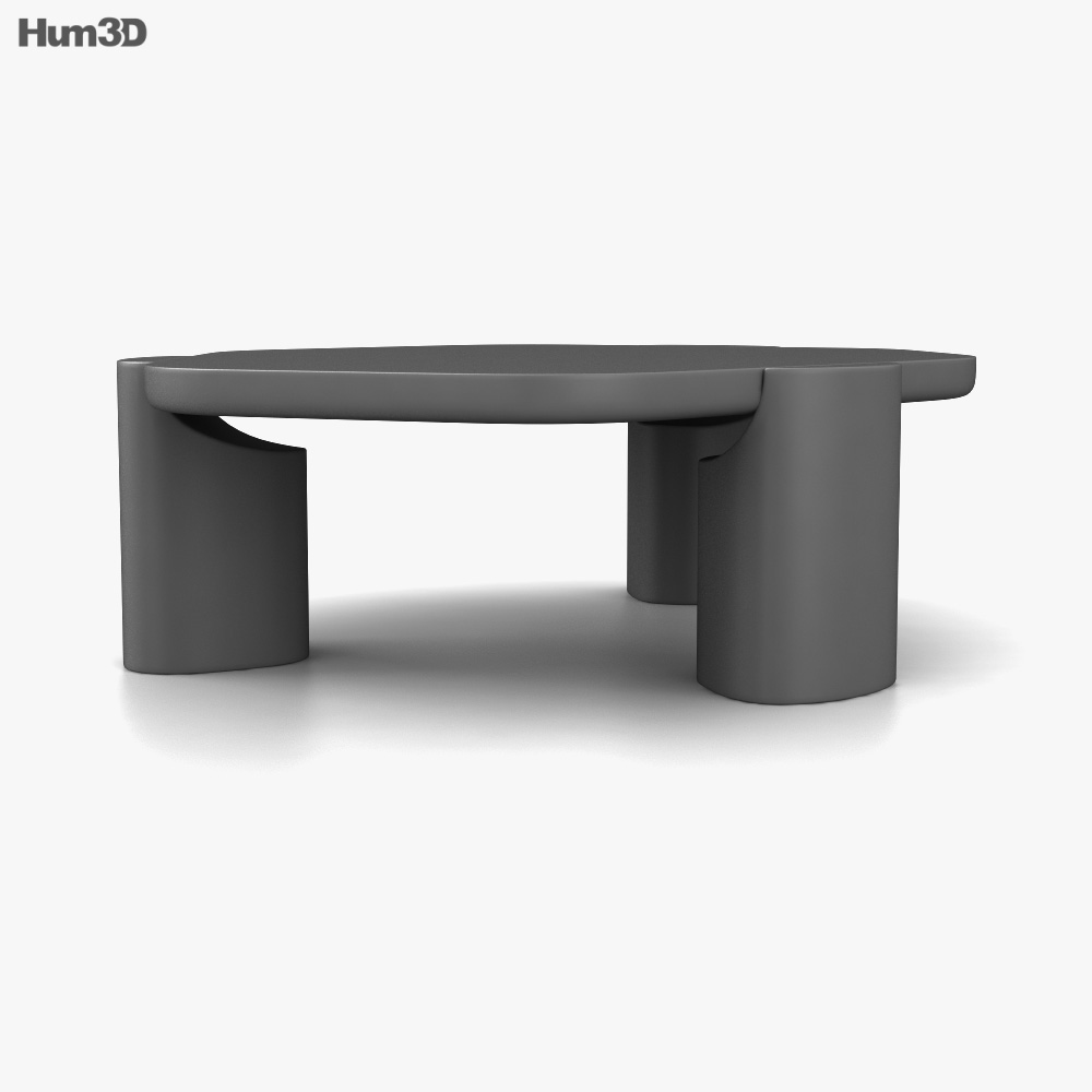 Christophe Delcourt Lob Low Table 3D model - Download in MAX, OBJ, FBX, C4D