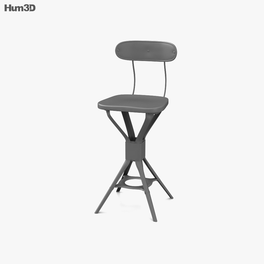 Evertaut Factory Chair 3D model - Download in MAX, OBJ, FBX, C4D